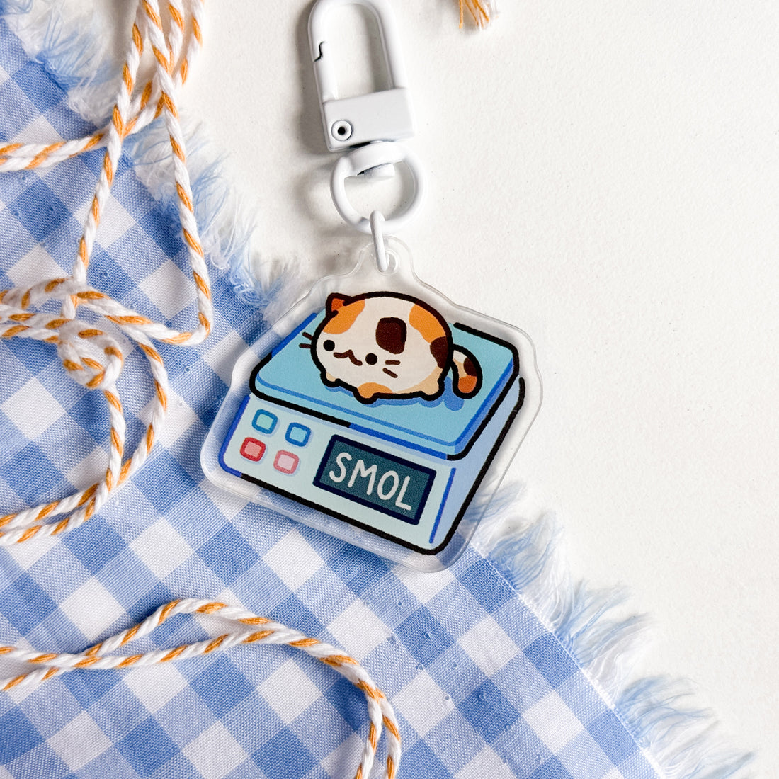 Smol Cat Keychain – Pigeoncrafts