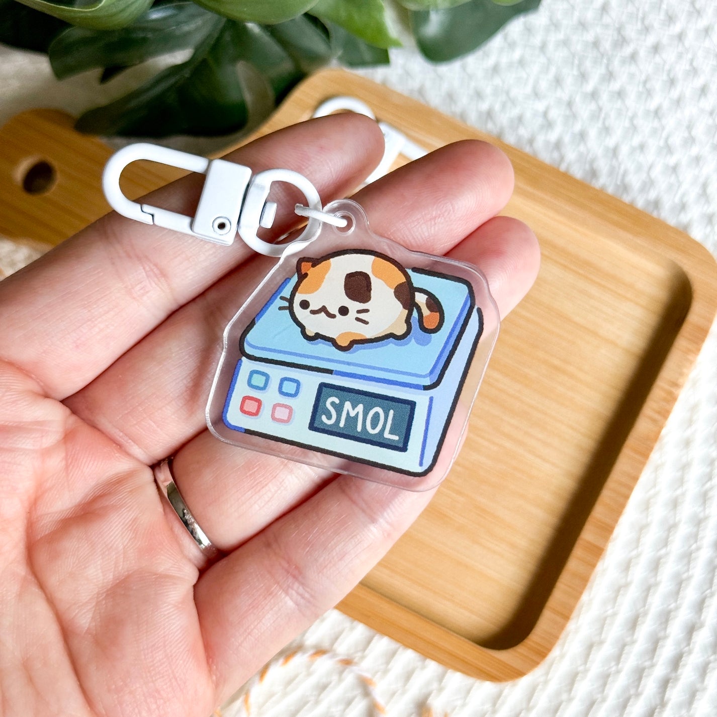 Smol Cat Keychain – Pigeoncrafts