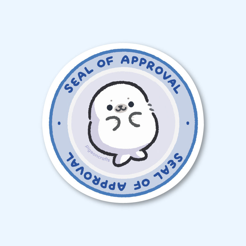 Seal of Approval Matte Sticker – Pigeoncrafts