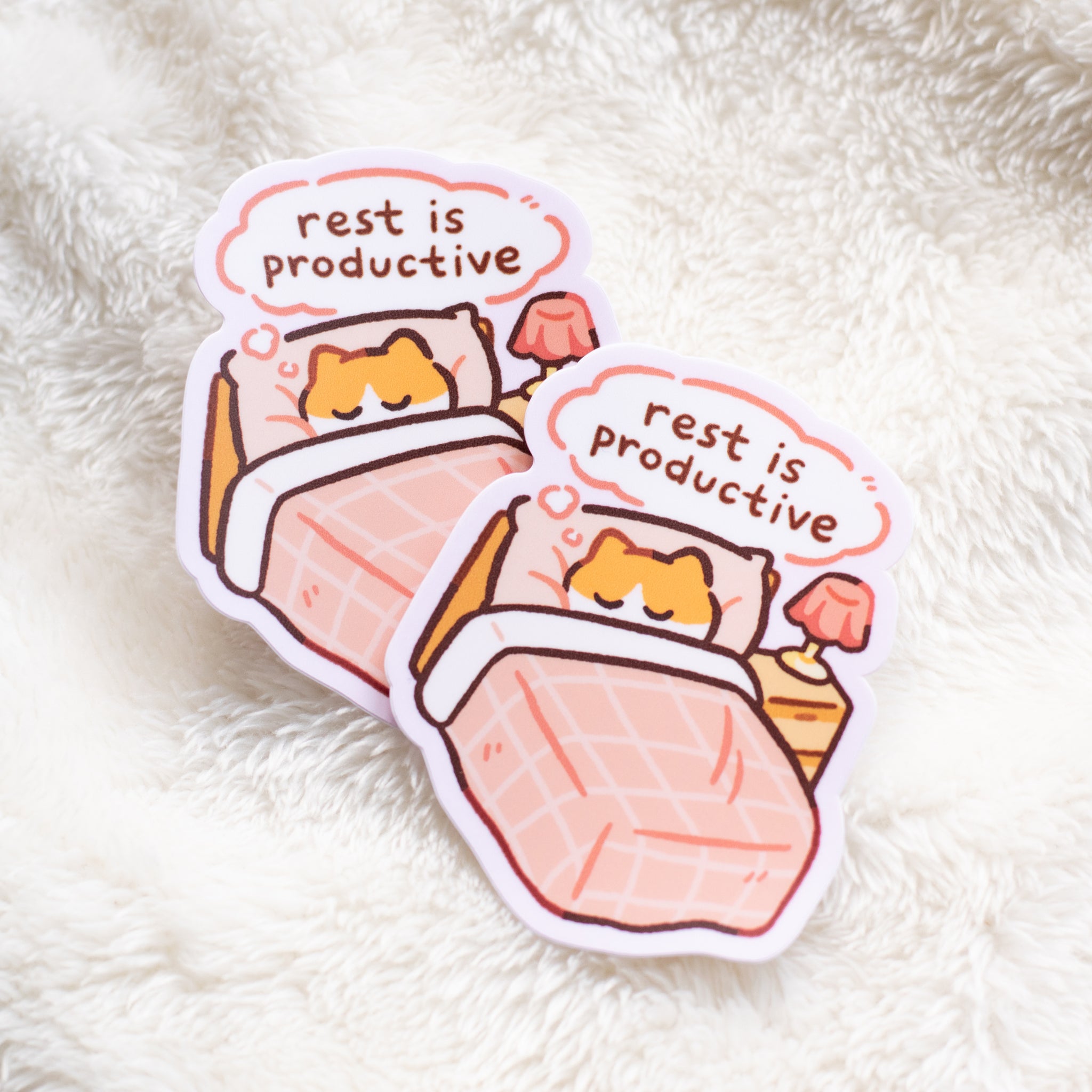 Rest is Productive Matte Sticker – Pigeon Crafts